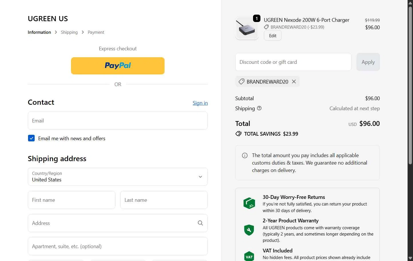 Ugreen Promo Codes - 25% Off (5 Verified) Dec 2025