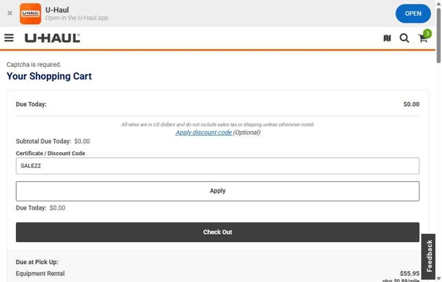 U-Haul Promo Codes - 20% Off Coupons Aug 2025