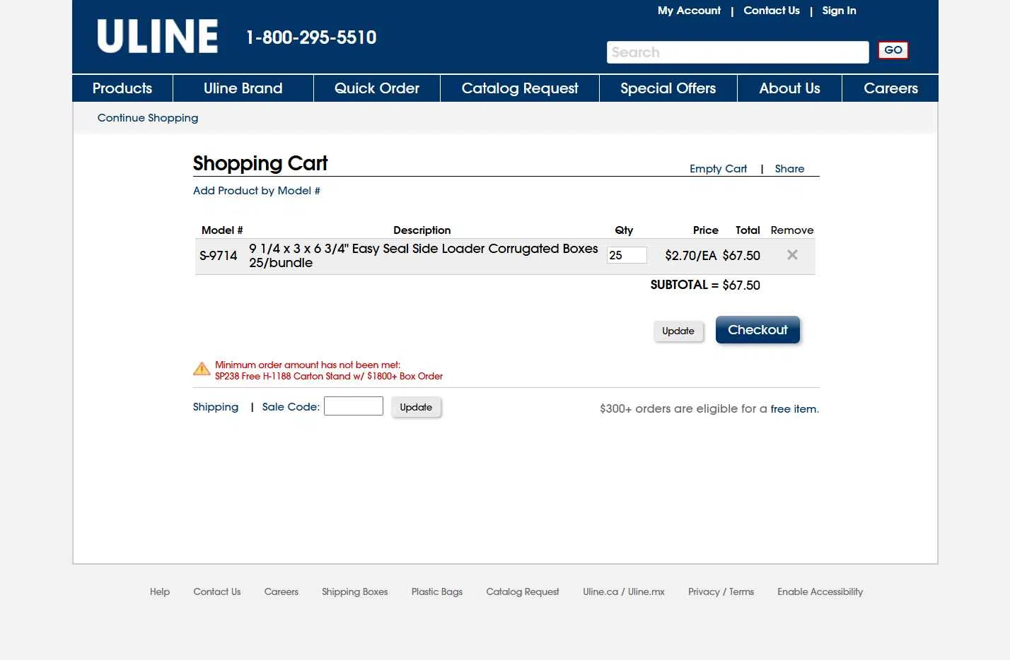 Uline Promo Codes - 40% Off (4 Verified) Jan 2026