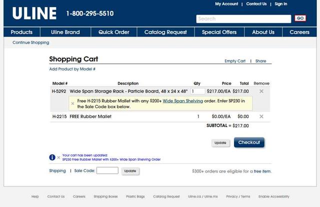 Uline Promo Codes (6 Verified) - 40% Off w/Code Oct 2025