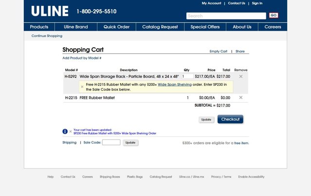 Uline Promo Codes (7 Verified) - 40% Off w/Code Aug 2025