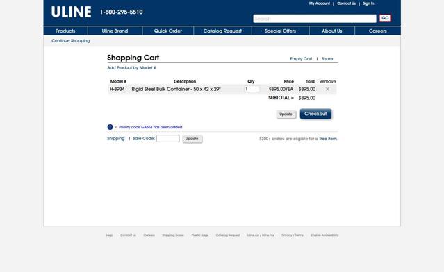 Uline Promo Codes (6 Verified) - 40% Off w/Code Oct 2025