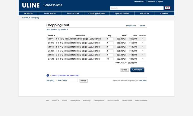 Uline Promo Codes (6 Verified) - 40% Off w/Code Oct 2025