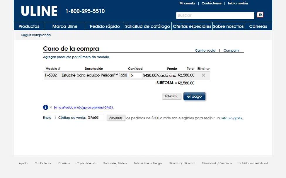 Uline Promo Codes (6 Verified) - 40% Off w/Code Nov 2025