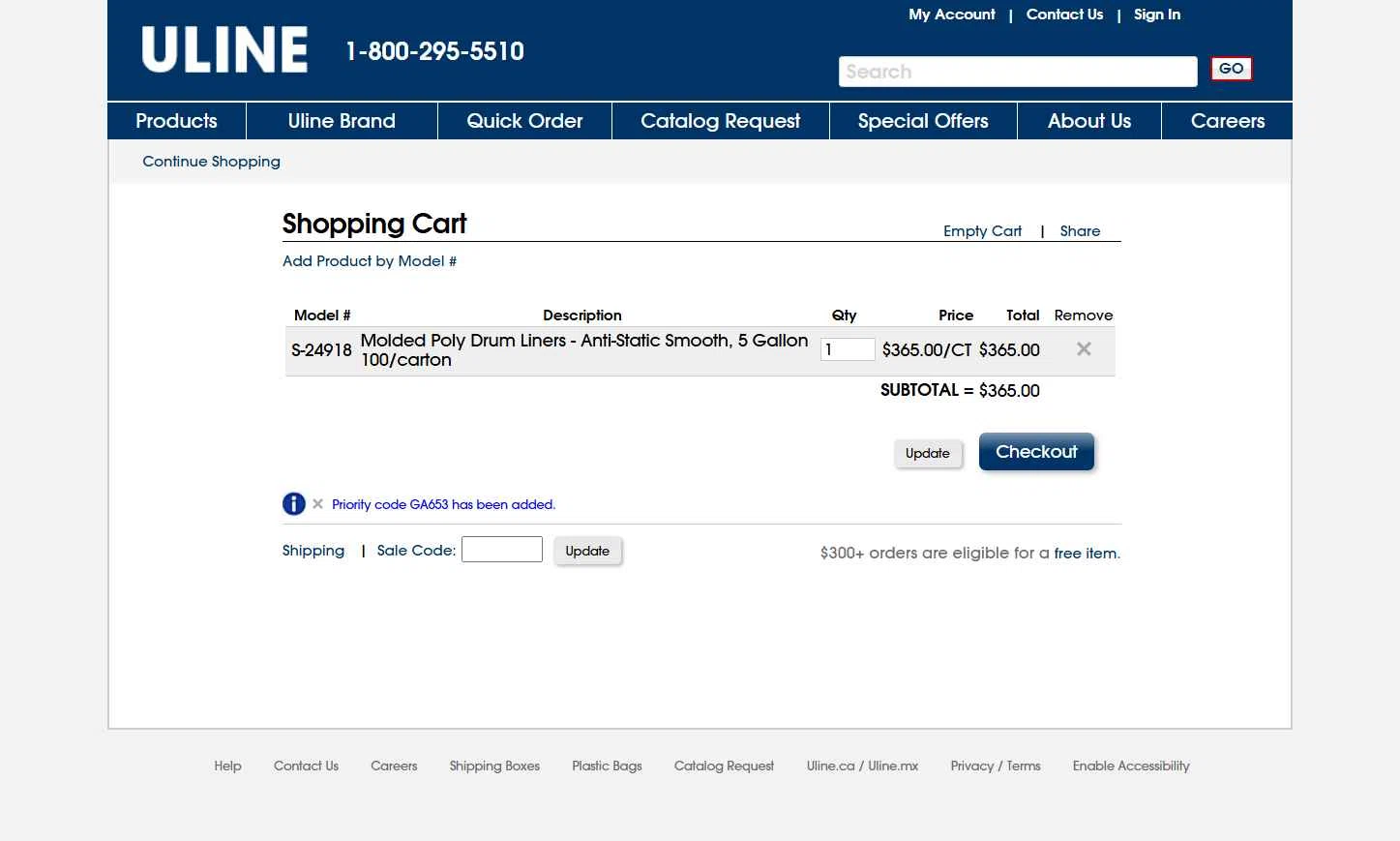 Uline Promo Codes (6 Verified) - 40% Off w/Code Nov 2025