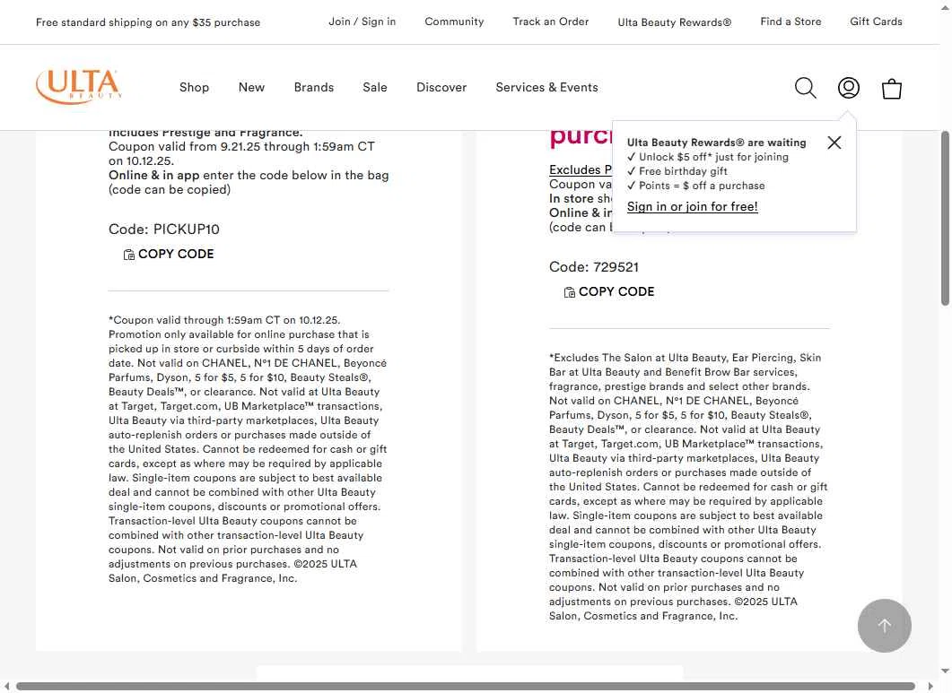 ULTA Promo Codes (1 Verified) - 20% Off + Free Ship Oct 2025