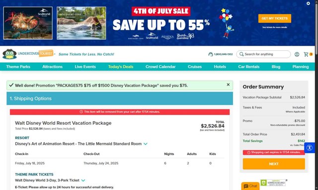 Undercover Tourist Promo Code (4 Verified) - $75 Off Sep 2025