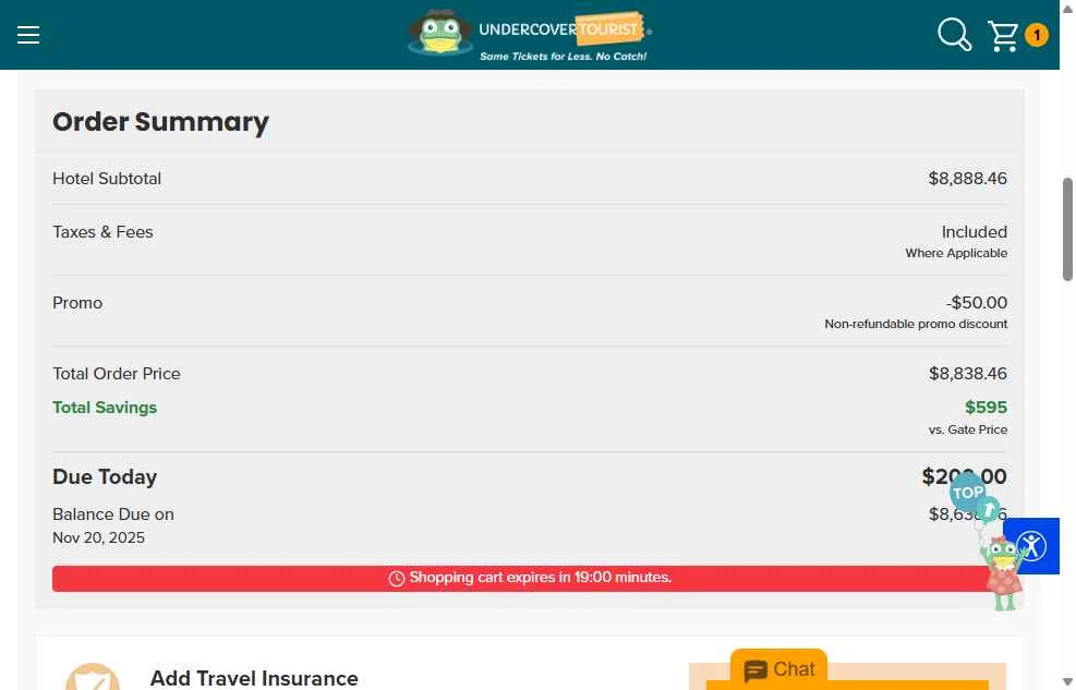 Undercover Tourist Promo Code (6 Verified) - $75 Off Oct 2025