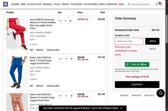 Uniform Advantage Promo Code (19 Verified) - 20% Off Oct 2025