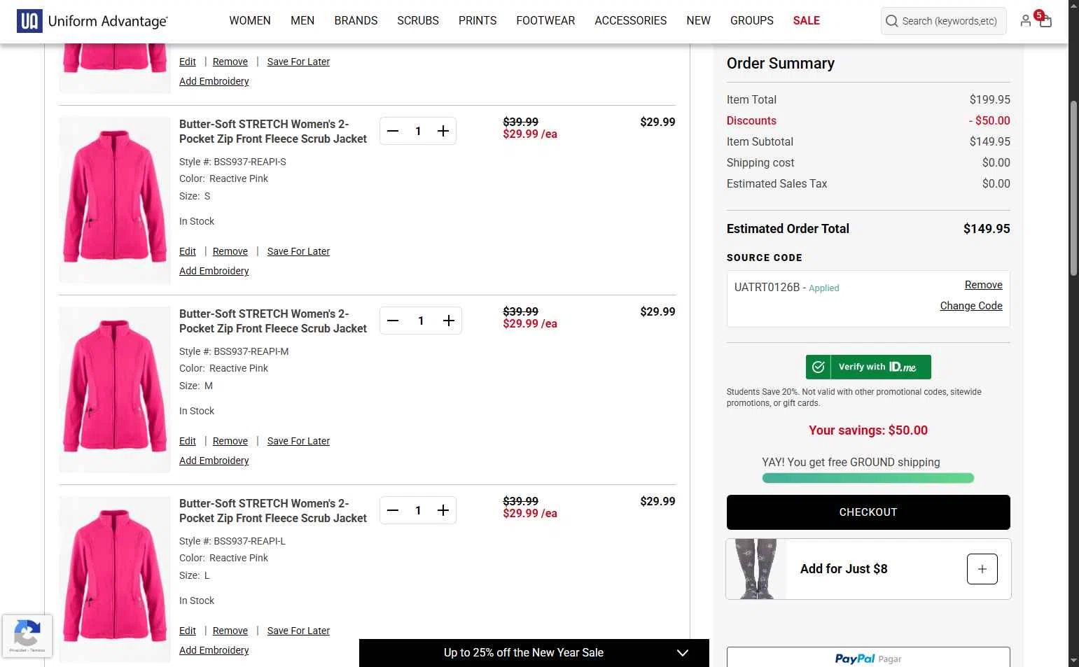 Uniform Advantage Promo Code - 20% Off January 2026