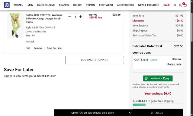 Uniform Advantage Promo Code (9 Verified) - 20% Off Jul 2025