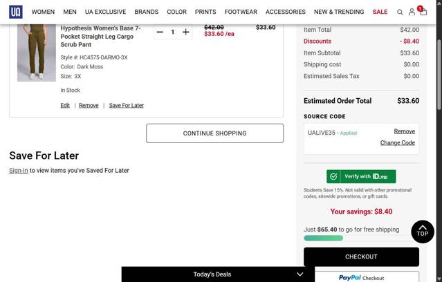 Uniform Advantage Promo Code (18 Verified) - 20% Off Sep 2025