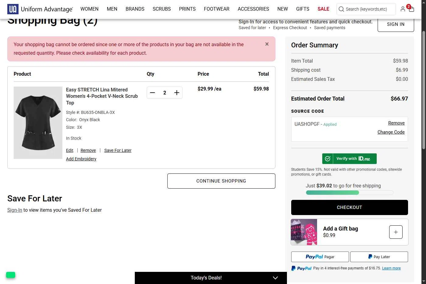 Uniform Advantage Promo Code - 20% Off December 2025