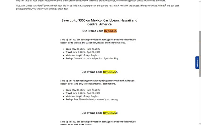 United Airlines Promo Codes (4 Verified) - $300 Off Jul 2025