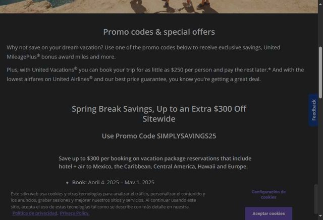 United Airlines Promo Codes (3 Verified) - $250 Off May 2025