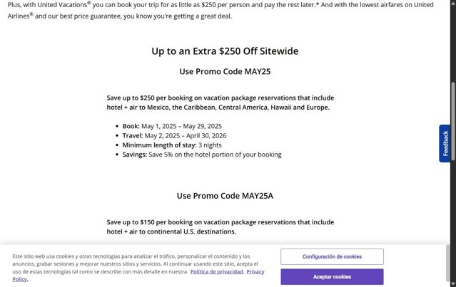 United Airlines Promo Codes (3 Verified) - $250 Off Jun 2025