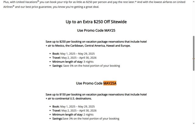 United Airlines Promo Codes (4 Verified) - $250 Off May 2025