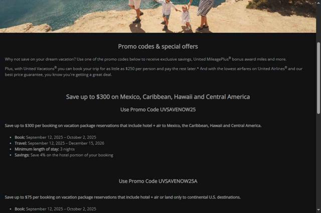 United Airlines Promo Codes (3 Verified) - $300 Off Sep 2025