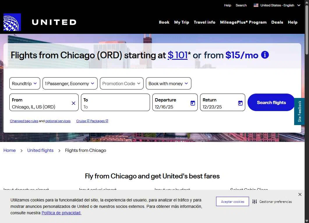 United Airlines Promo Code - 10% Off (Verified) Dec 2025