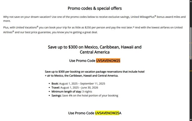 United Airlines Promo Codes (1 Verified) - $150 Off Aug 2025