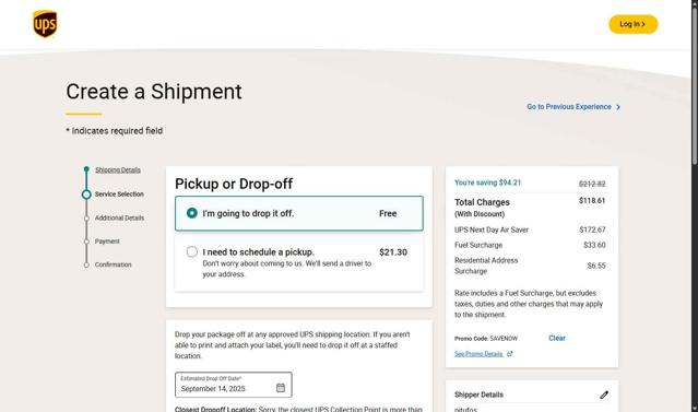 UPS Promo Codes (8 Verified) - 30% Off Sitewide Sep 2025