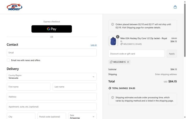 USA Hockey Coupon Codes (3 Verified) - 15% Off May 2025