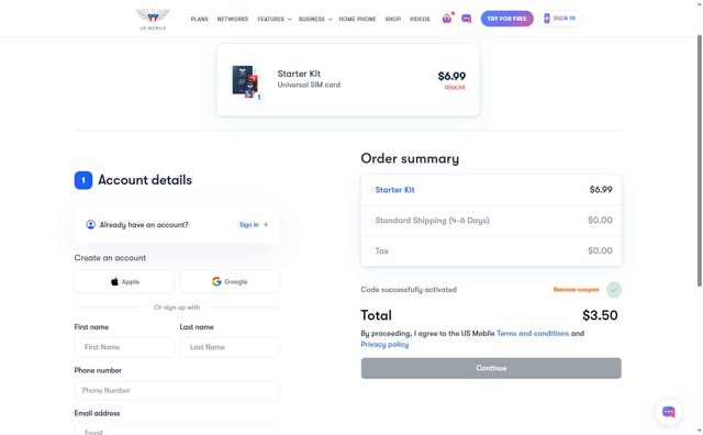 US Mobile Promo Codes - 50% Off (6 Verified) Jul 2025