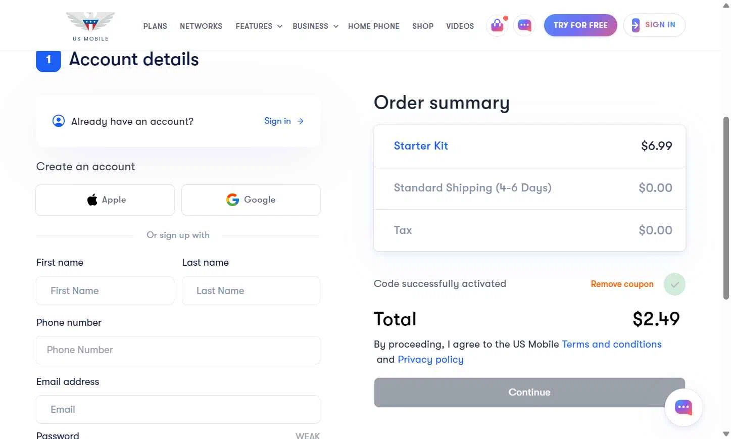 US Mobile Promo Codes - 10% Off (5 Verified) Nov 2025