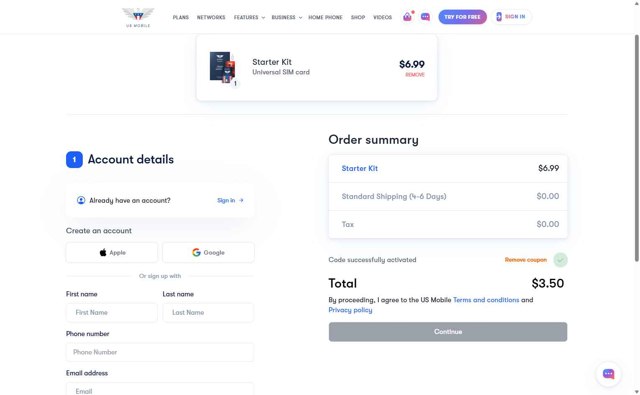US Mobile Promo Codes - 50% Off (8 Verified) Sep 2025