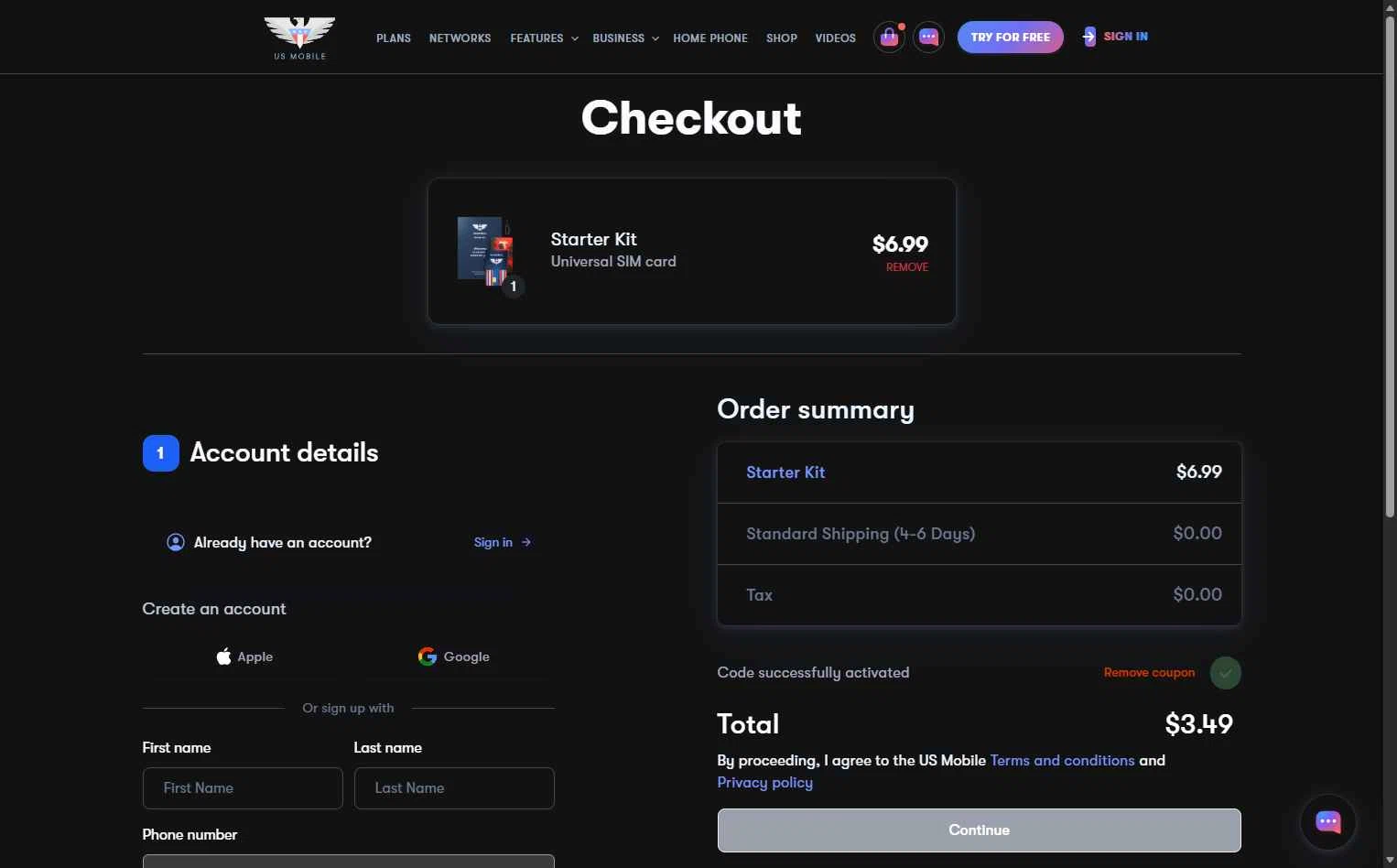 US Mobile Promo Codes - 50% Off (3 Verified) Jan 2026