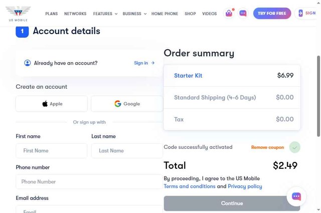 US Mobile Promo Codes - 50% Off (8 Verified) Sep 2025