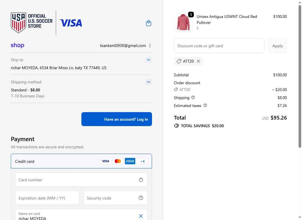 U.S. Soccer Promo Codes - 20% Off (3 Verified) Jan 2026