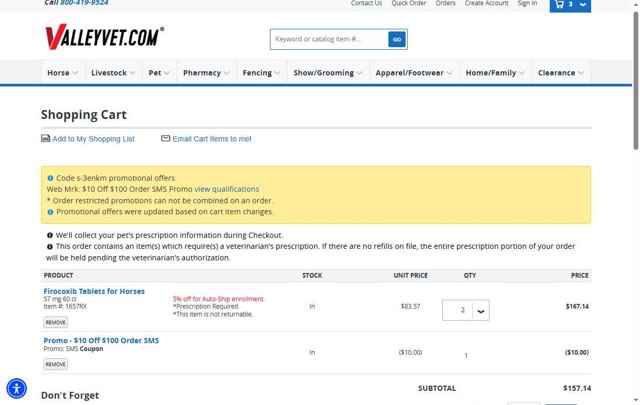 Valley Vet Supply Promo Codes - $10 Off Sep 2025