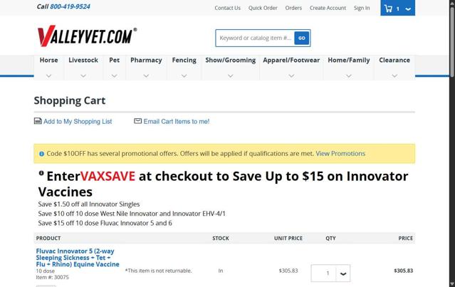 Valley Vet Supply Promo Codes - $10 Off Oct 2025