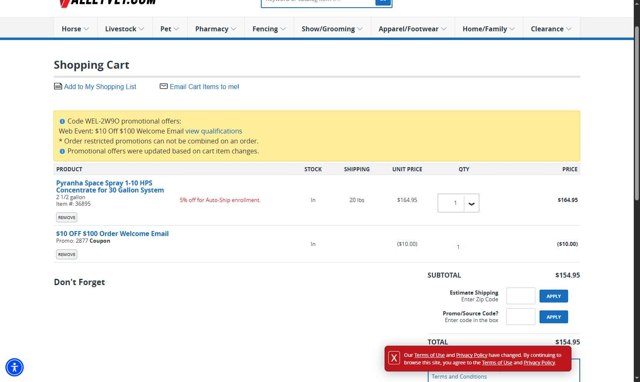 Valley Vet Supply Promo Codes - $10 Off Jul 2025