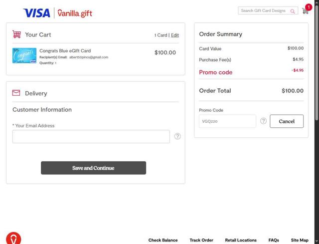 Vanilla Gift Promo Codes (6 Verified) - 50% Off Sep 2025