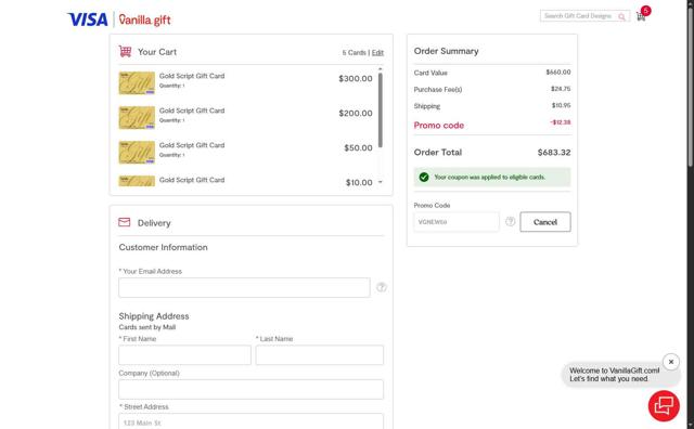 Vanilla Gift Promo Codes (5 Verified) - 50% Off Oct 2025