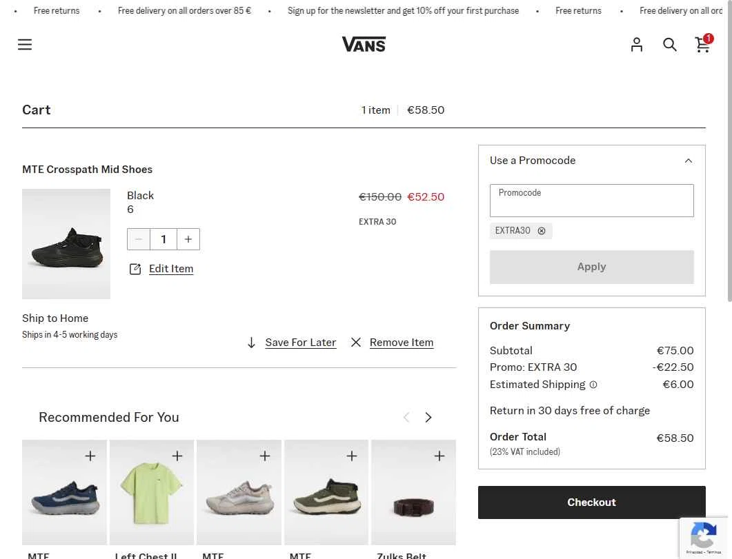 Vans Promo Codes - $10 Off Coupons Oct 2025