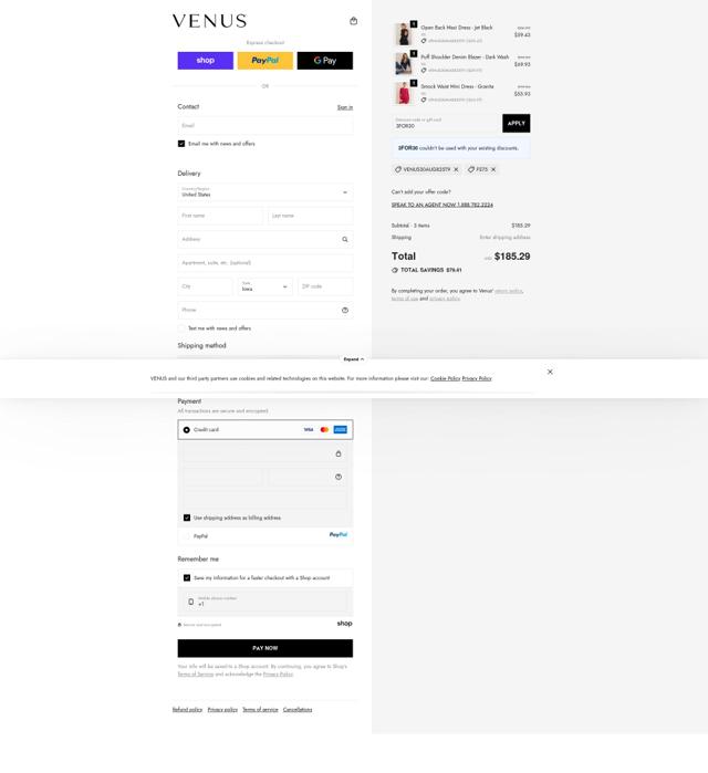 Venus Discount Codes - 60% Off (10 Verified) Oct 2025