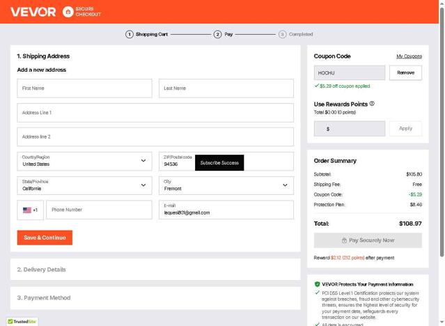 Vevor Discount Codes - 5% Off (2 Verified) Oct 2025