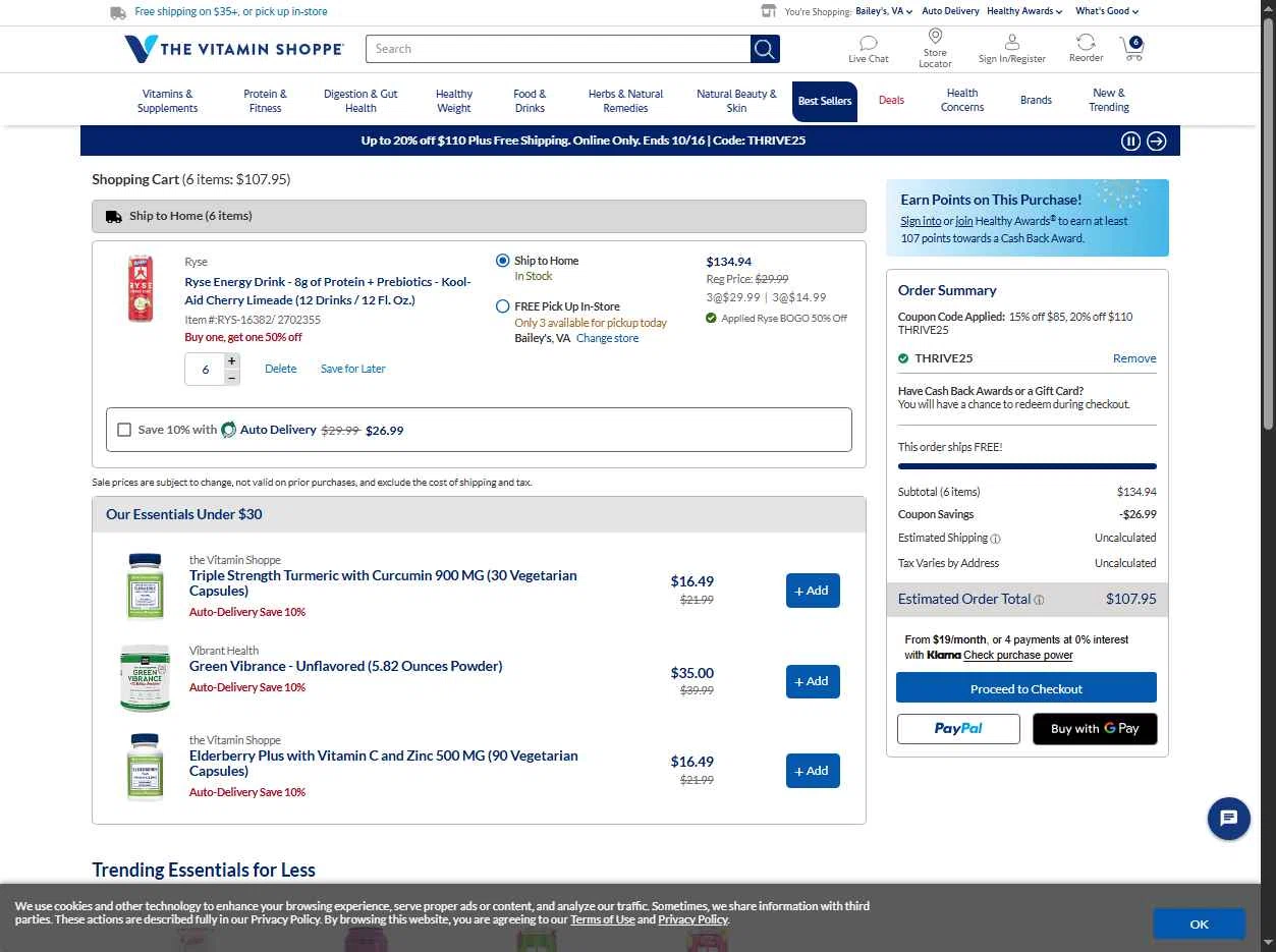 The Vitamin Shoppe Promo Code - 40% Off Nov 2025