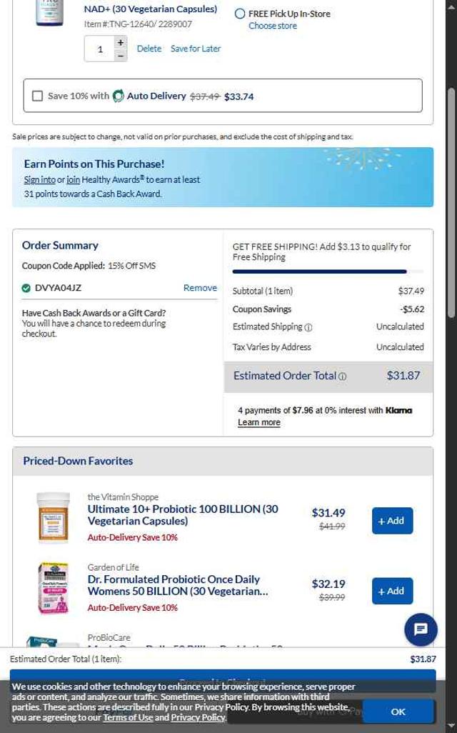 The Vitamin Shoppe Promo Codes - 15% Off Sep 2025