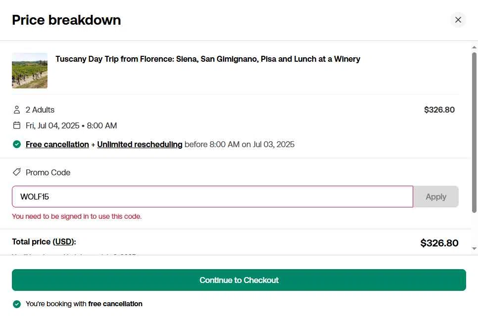 Viator Promo Codes - 10% Off (1 Verified) Nov 2025