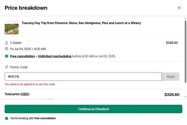 Viator Promo Codes - 12% Off Coupons Sep 2025