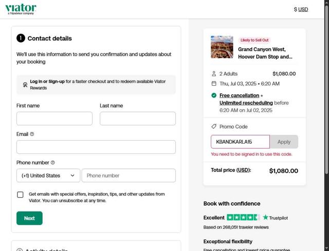 Viator Promo Codes - 12% Off Coupons Oct 2025