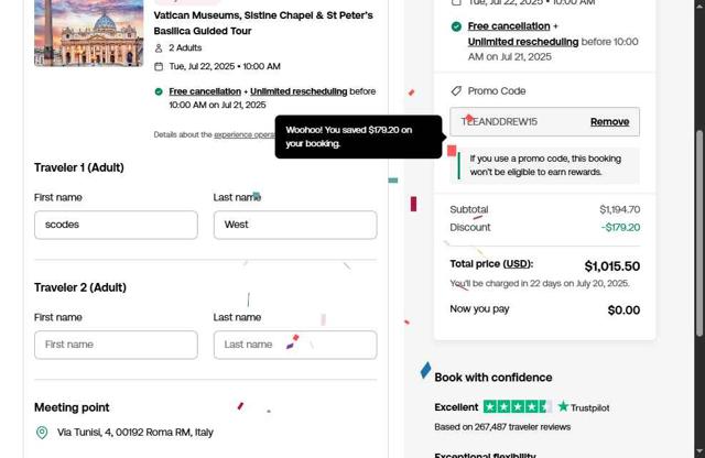 Viator Promo Codes - 12% Off Coupons Oct 2025