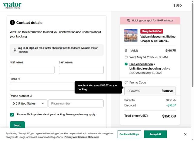 Viator Discount Codes - 15% Off (7 Verified) Jun 2025