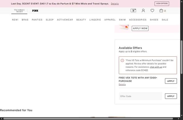 Victoria's Secret Promo Code (2 Verified) - $30 Off Sep 2025