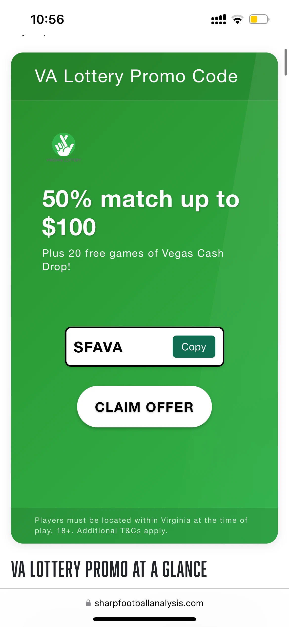 Virginia Lottery Promo Codes - 50% Off Coupons Feb 2026