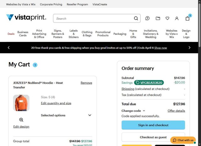 Vistaprint Promo Codes (9 Verified) - 25% Off Apr 2025